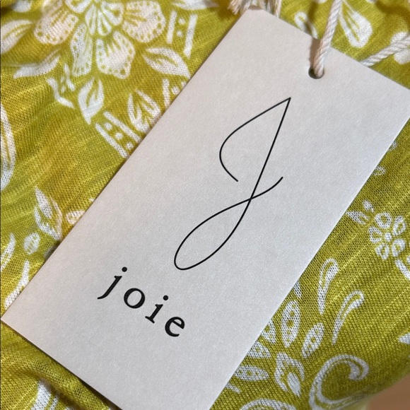 Joie | Tops | Nwt Joie Womens Linen Blend Floral Patterned Green Button ...